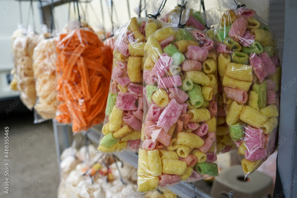 Krupuk , kerupuk , keropok , kroepoek or kropek is a cracker made from ...