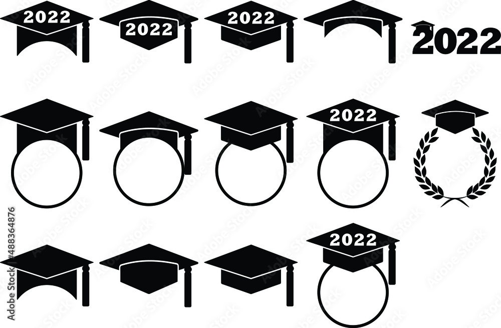 Graduation Hat Stock Vector | Adobe Stock
