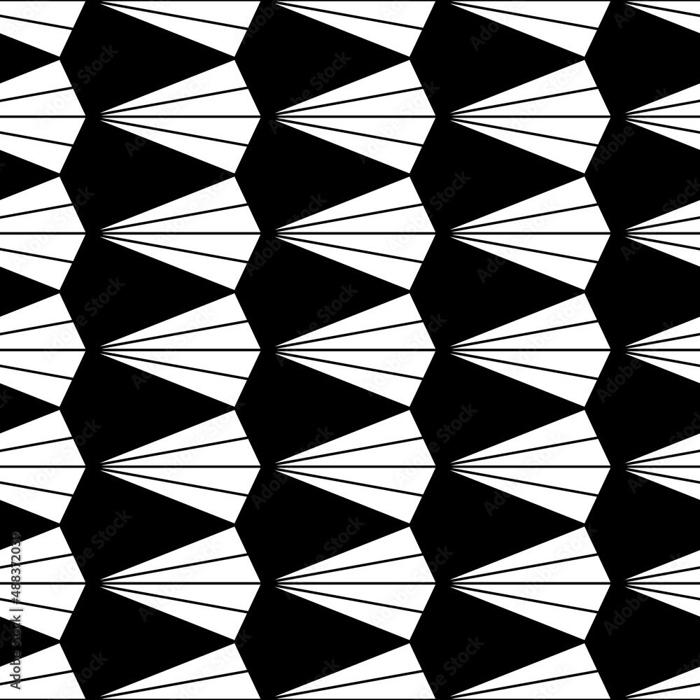 Seamless pattern with triangle shapes. Triangles background. Image with ...