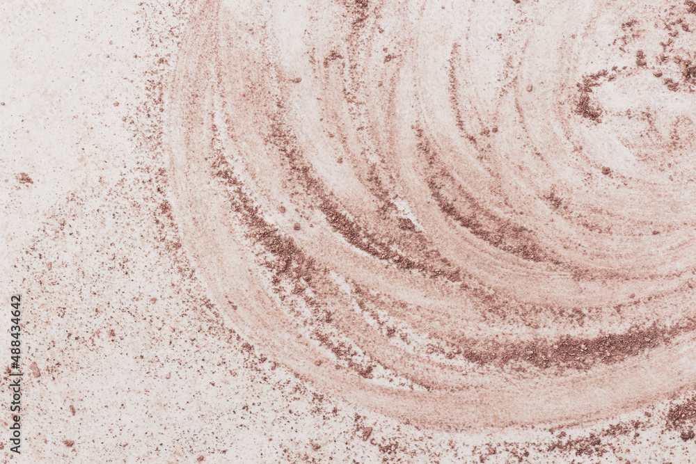 Foto de Abstract wallpaper with small paint particles in spiral shape ...