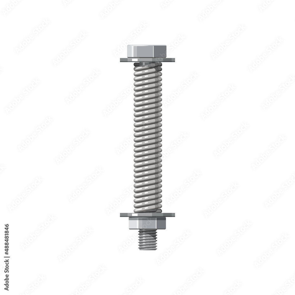 Spare part spring with screw, connection mechanism shock absorber ...