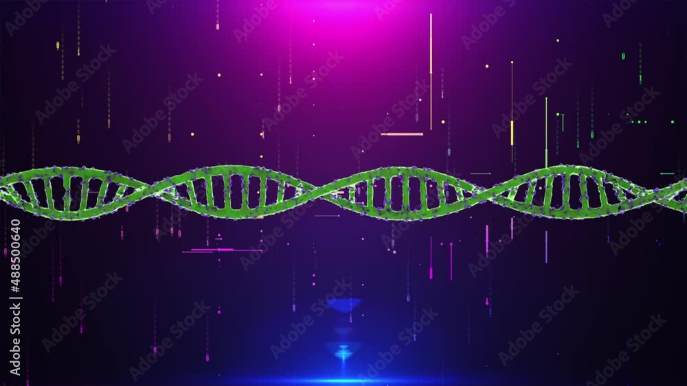 Rotation of a DNA molecule Medical research, genetic engineering ...
