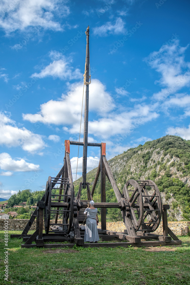 Poster life-size model of a trebuchet – Wall Art | UkPosters