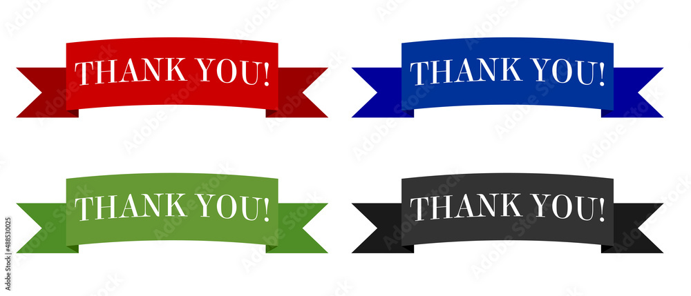 Thank you sign icon. Customer service symbol. sticker set, badges ...