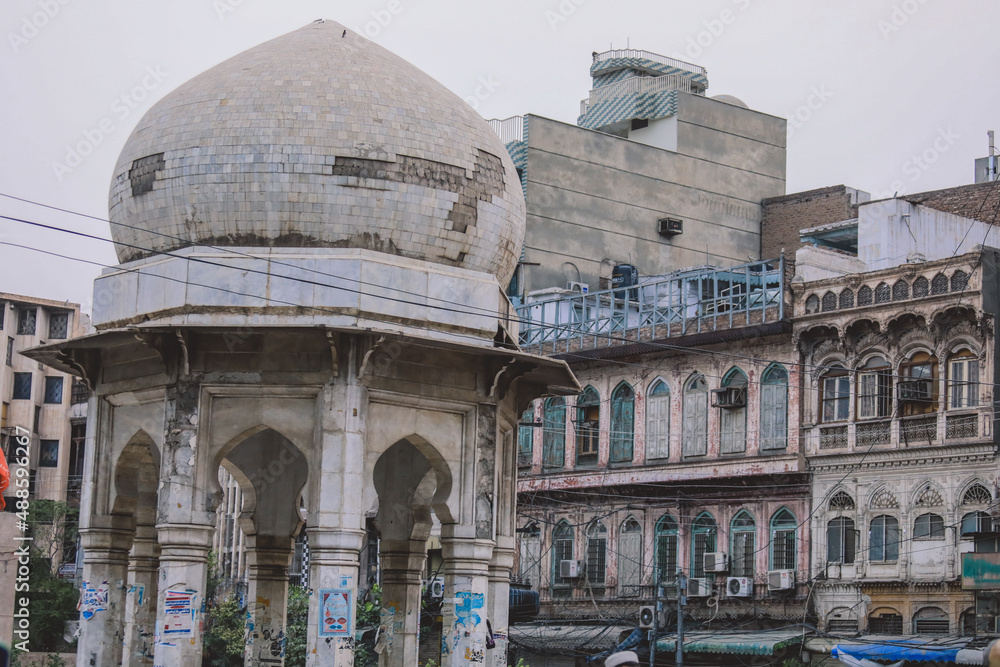 Interesting View to the Old Streets of Pakistan Peshawar City Center ...