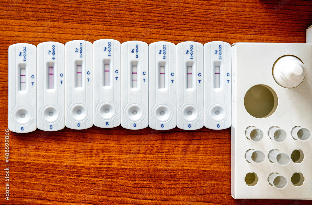 Positive and negative results of rapid antigen test samples in medical ...