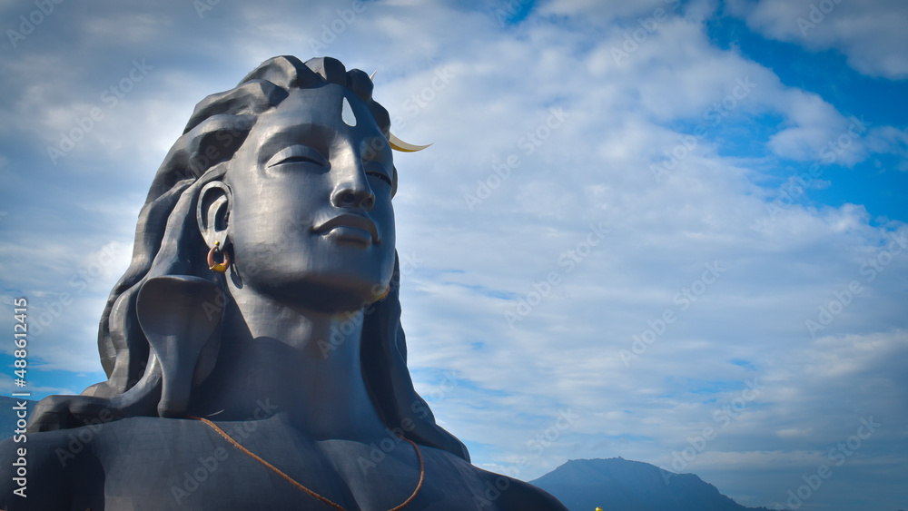 ISHA YOGA CENTRE ADIYOGI SHIVA STATUE Stock Photo | Adobe Stock