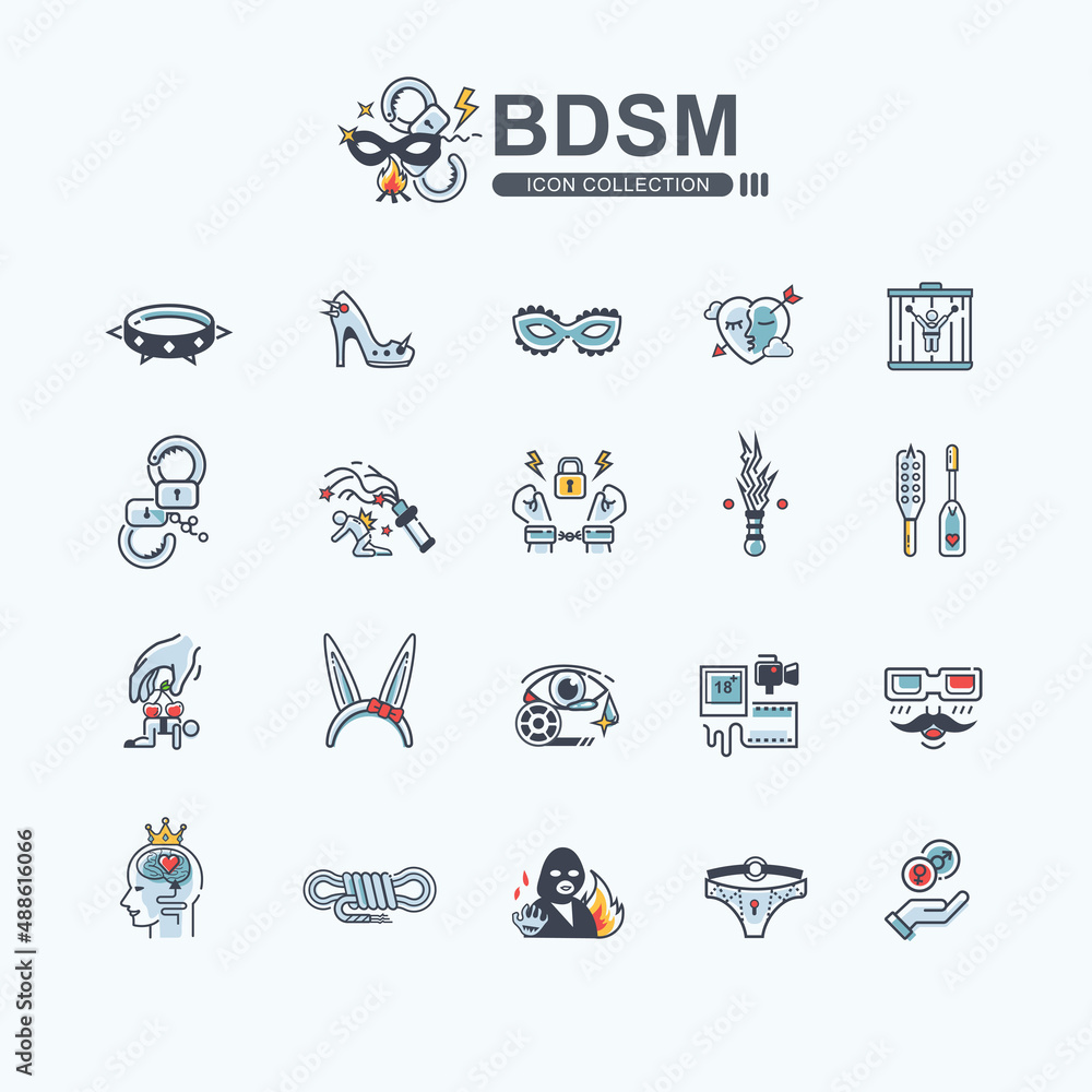 BDSM web icon for sexualities, Bondage, Discipline, Sadism, Masochism ...
