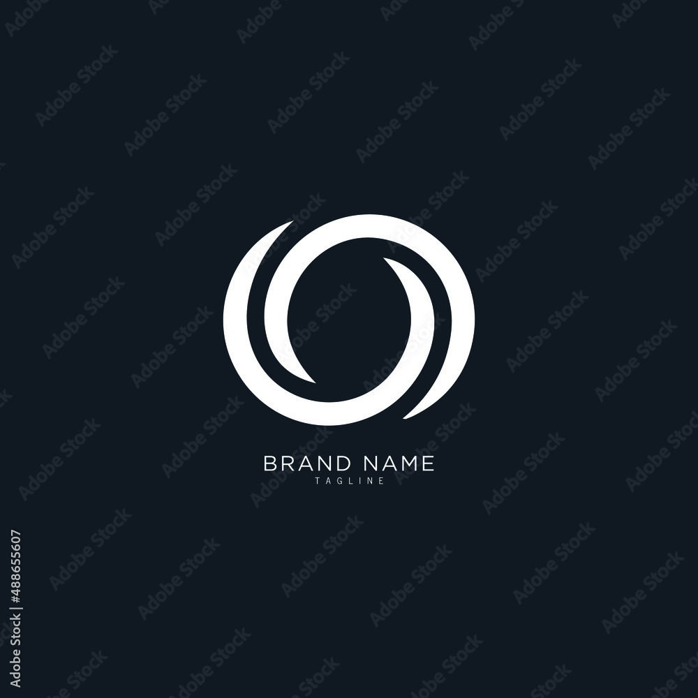 Alphabet letter Initial O logo and OO logo vector design, favicon ...