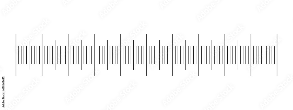 Thermometer scale. Graphic template for meteorological or clinical ...