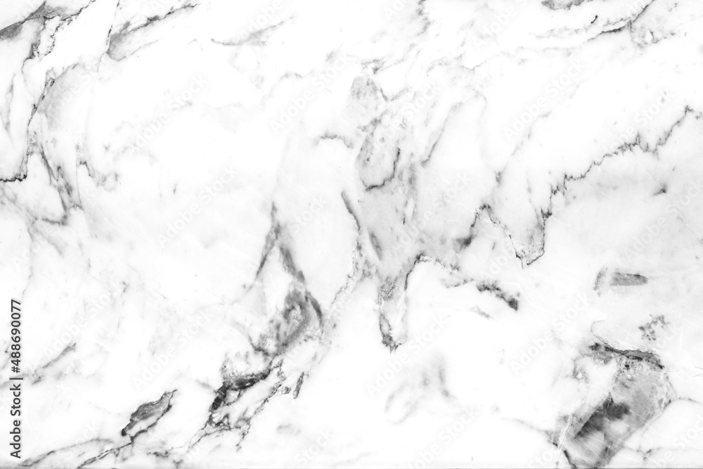 White marble texture with natural pattern for background or design ...