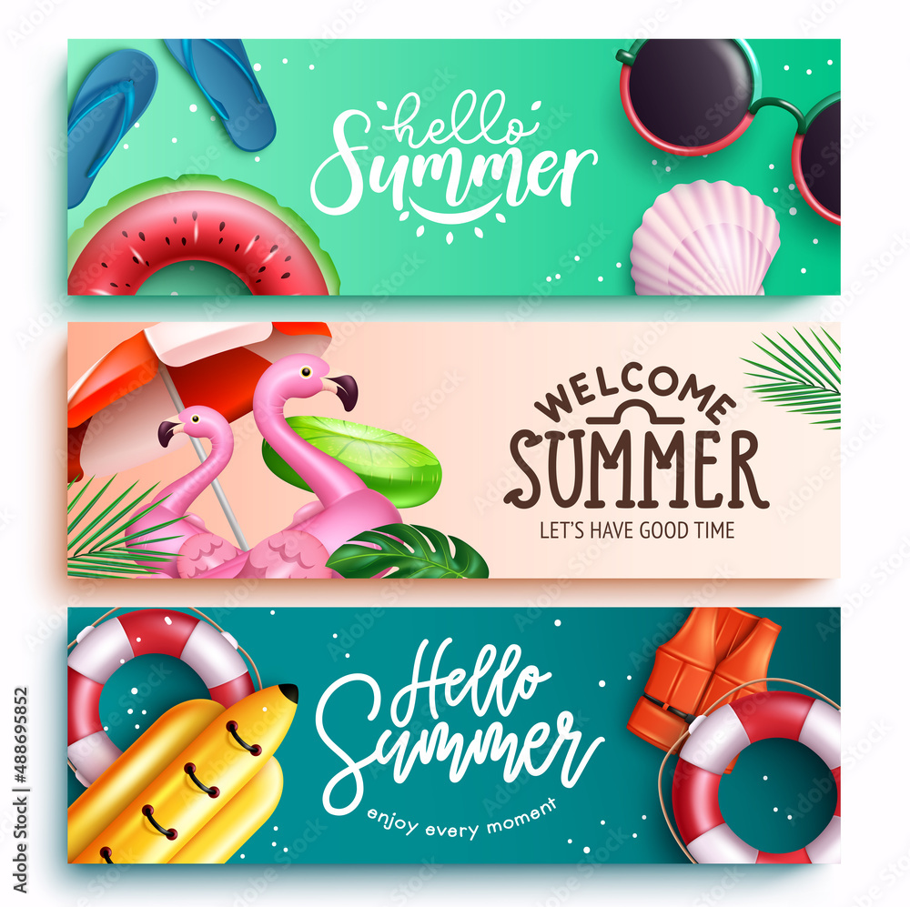 Summer Vector Free Download