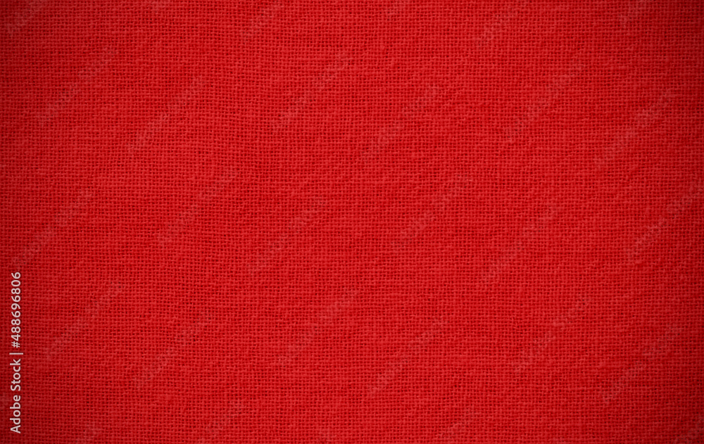 Dark red cotton fabric cloth texture for background, natural textile ...