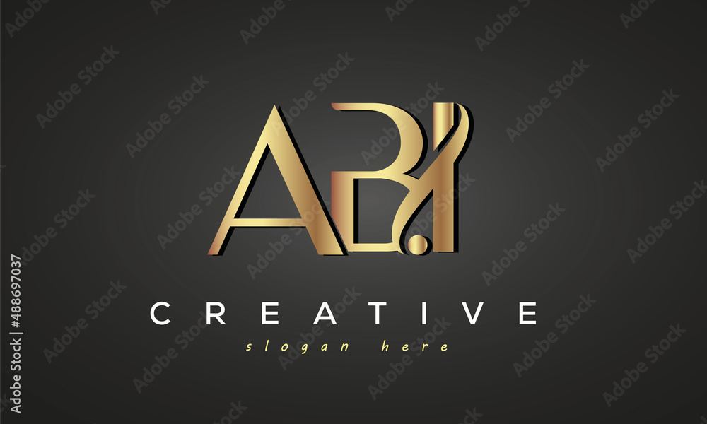 ABI creative luxury logo design Stock Vector | Adobe Stock