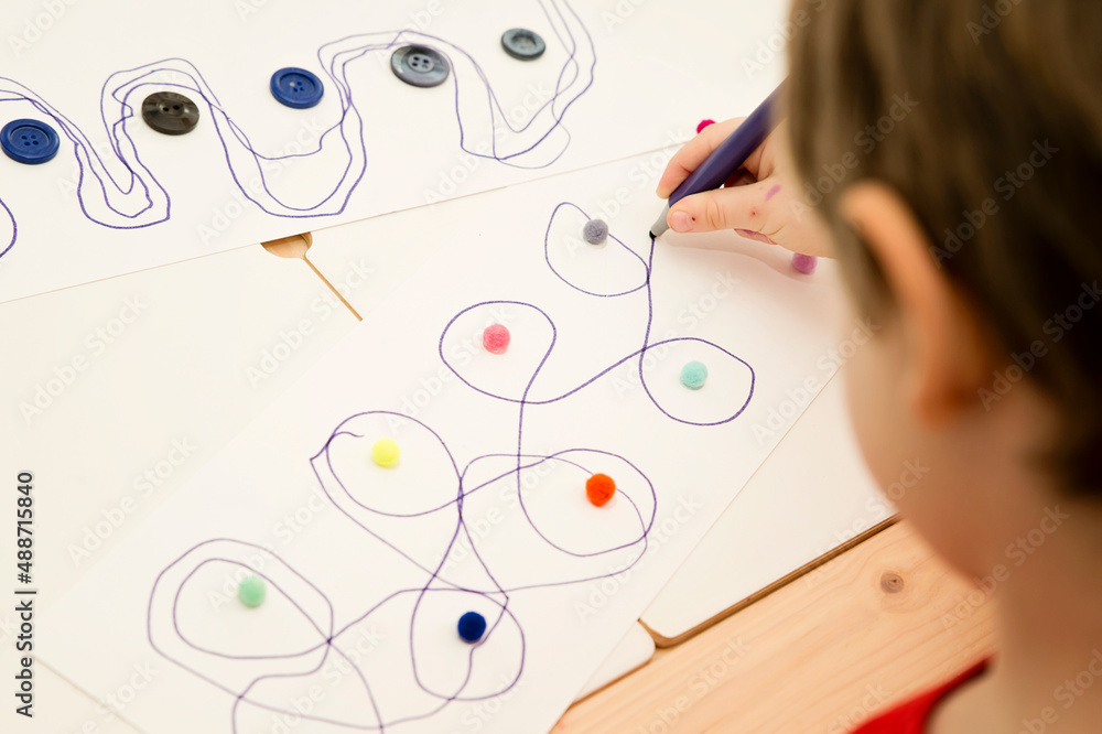 Logical tasks for the preschool class. Child employment, fine motor ...