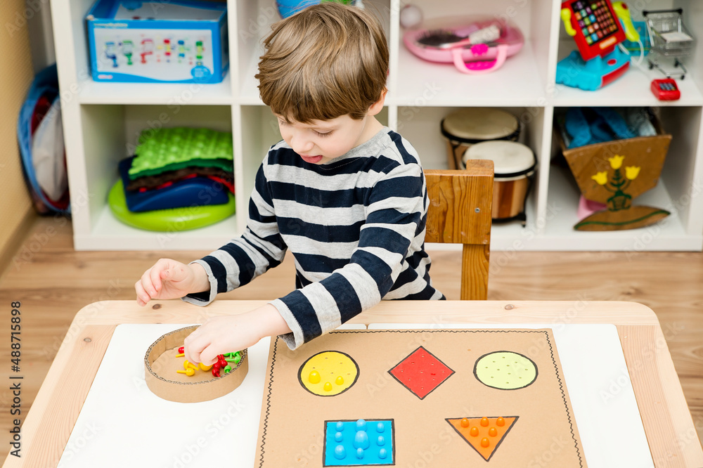 Logical tasks for the preschool class. Child employment, fine motor ...
