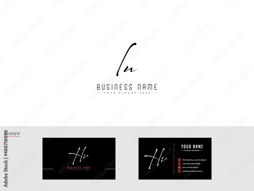 initial Signature IU logo, Stylish iu Letter Type Logo and business ...