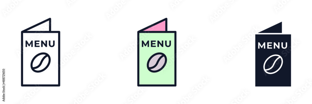menu icon symbol template for graphic and web design collection logo ...