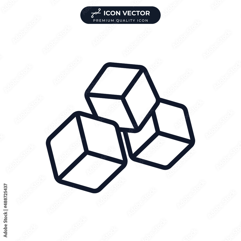 sugar icon symbol template for graphic and web design collection logo ...