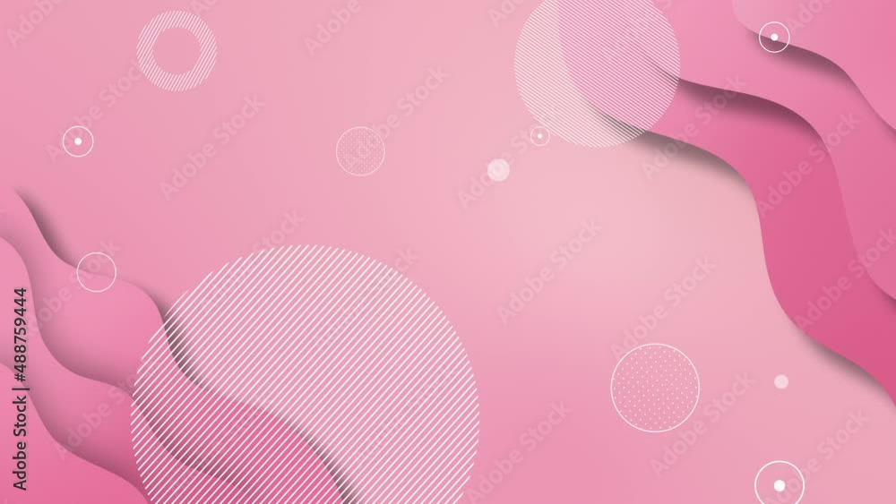 Loops a beautiful pink gradient. Abstract motion graphics background ...