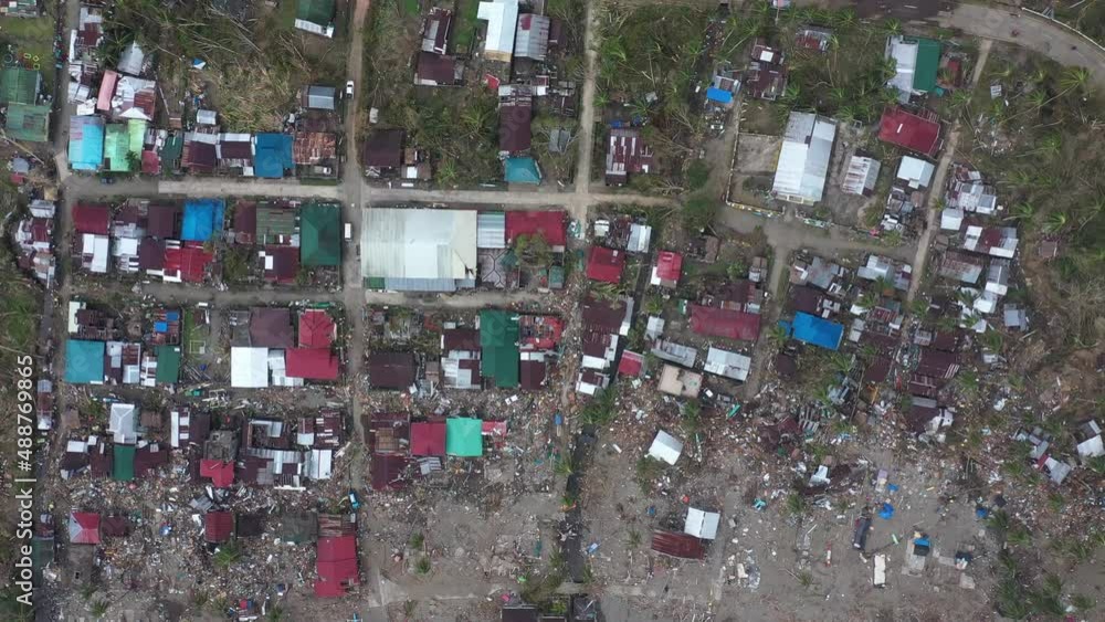 Typhoon Odette (Rai). Destructive Typhoon In The Philippines Left ...