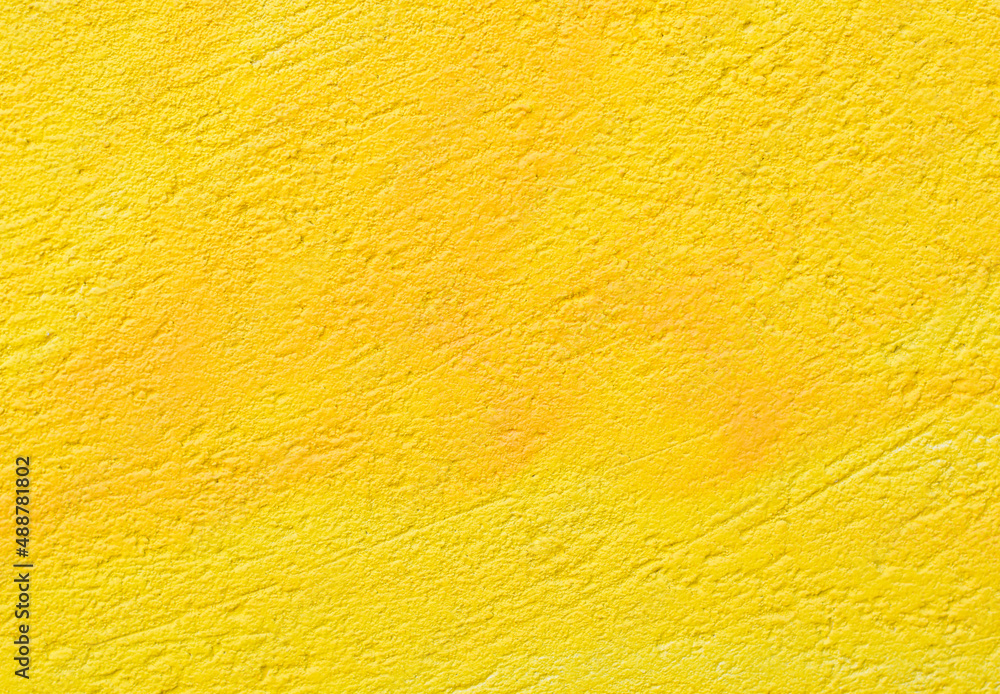 Wall scratched texture painted by yellow spray paint Stock Photo ...