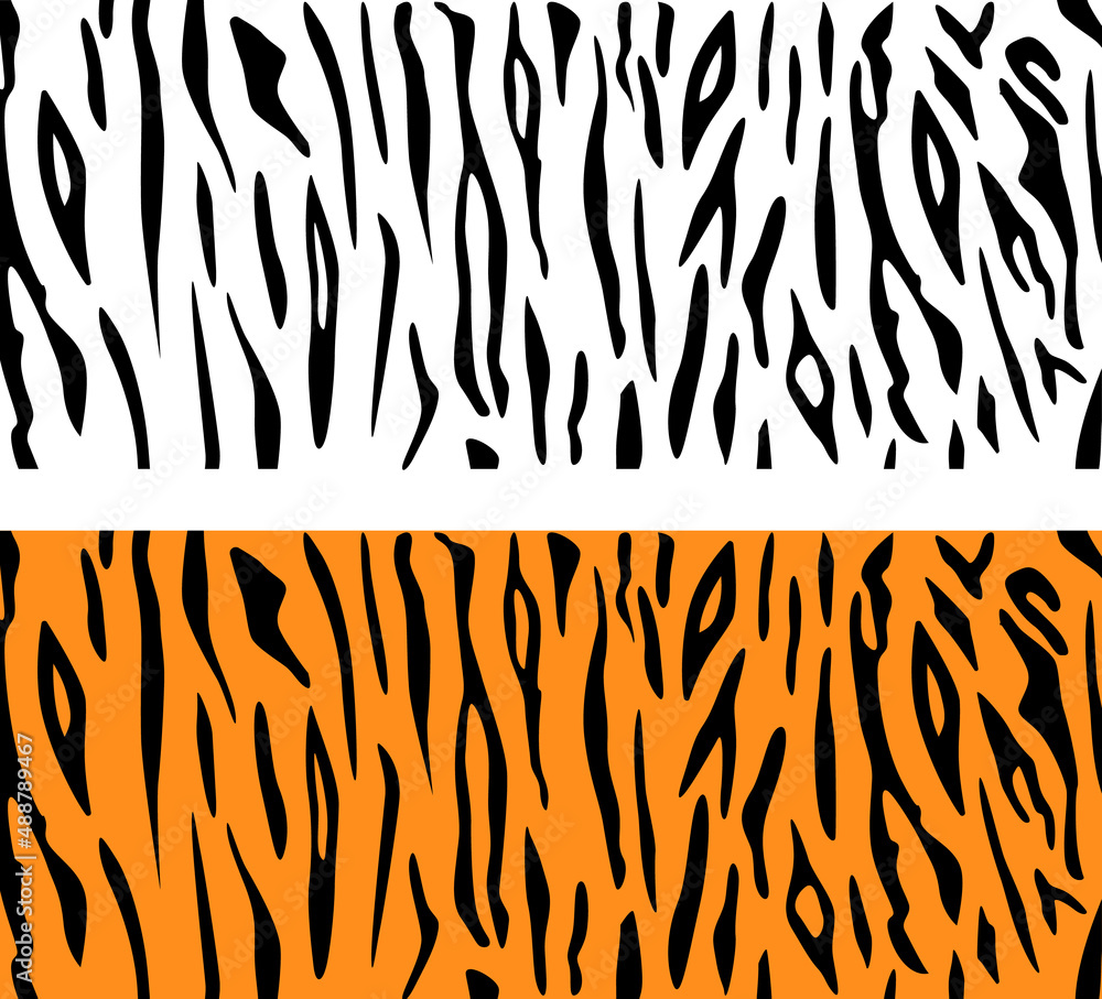 Animal skin texture tiger. Black and brown tiger texture for printing ...