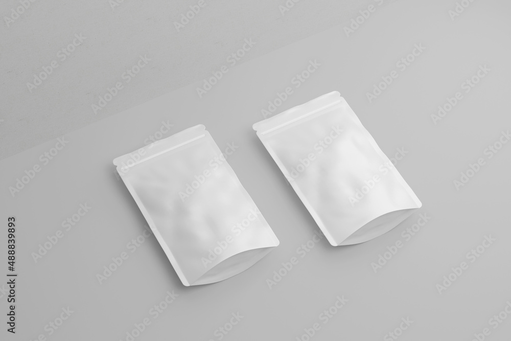 Blank stand-up pouch mockup Stock Illustration | Adobe Stock