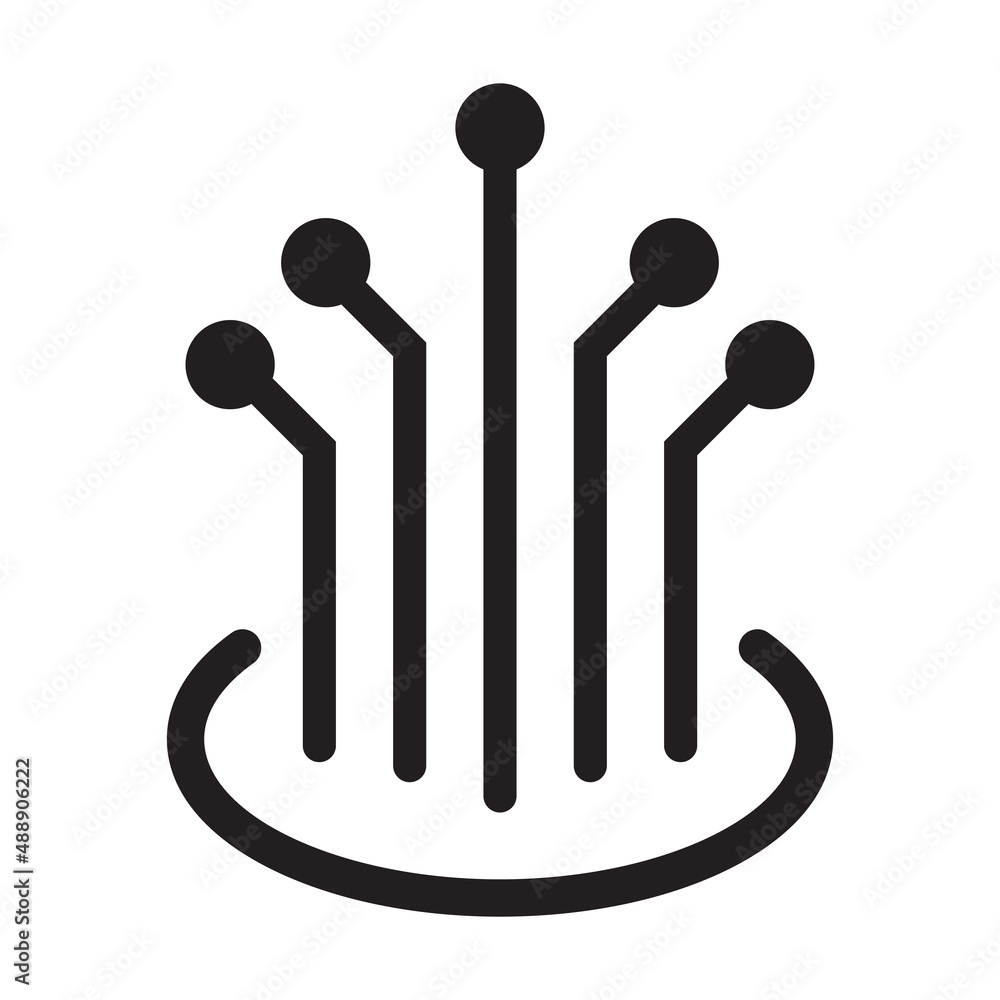 fiber optic cable icon vector for graphic design, logo, website, social ...