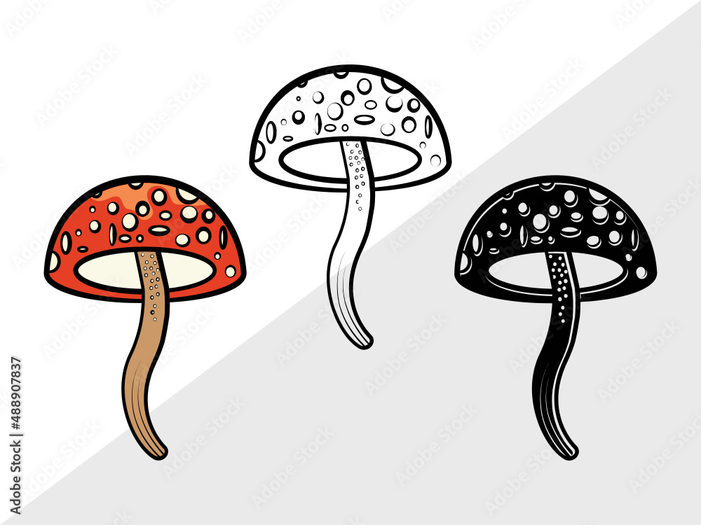 Mushroom SVG | Fungus Svg | Fungi Svg | Shrooms Svg | Mushroom Clipart ...