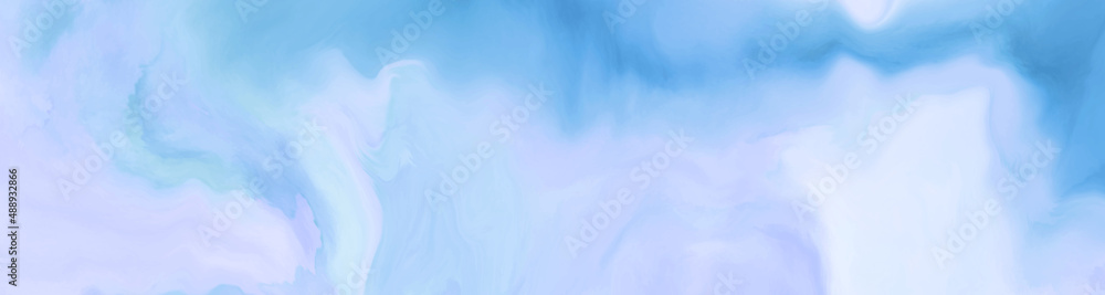 Elegant banner template design with blue paint. Stock Vector | Adobe Stock