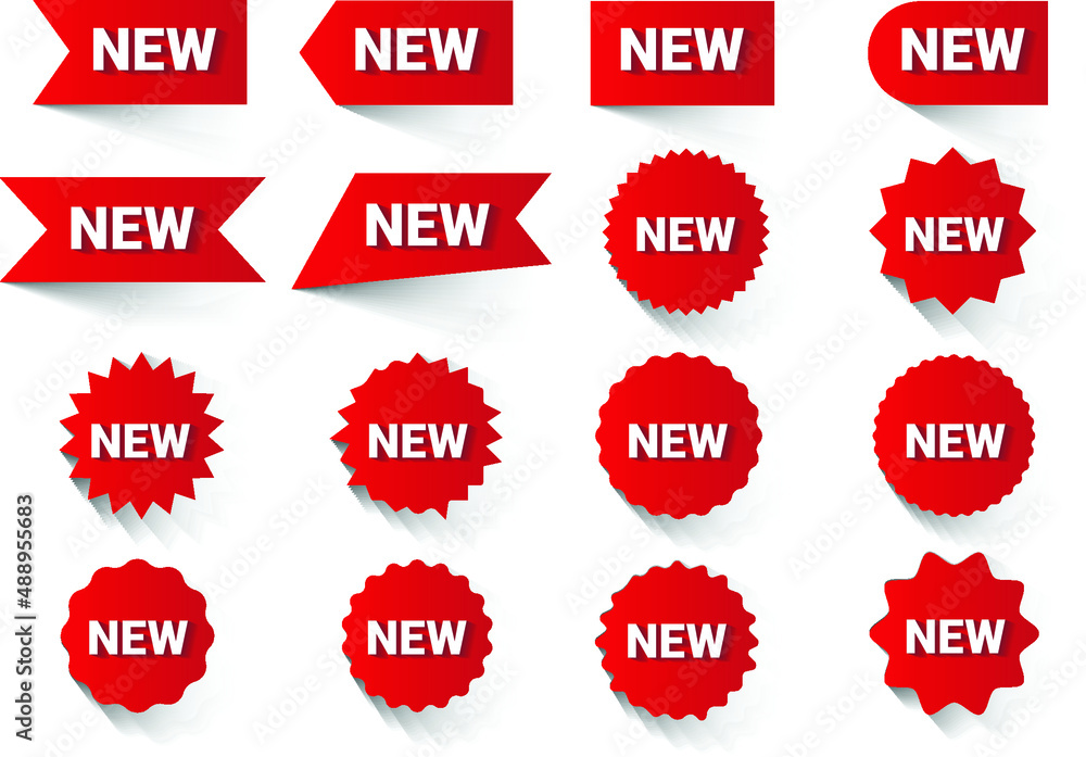 New Label collection set. Shopping Tags. vector illustration. Stock ...