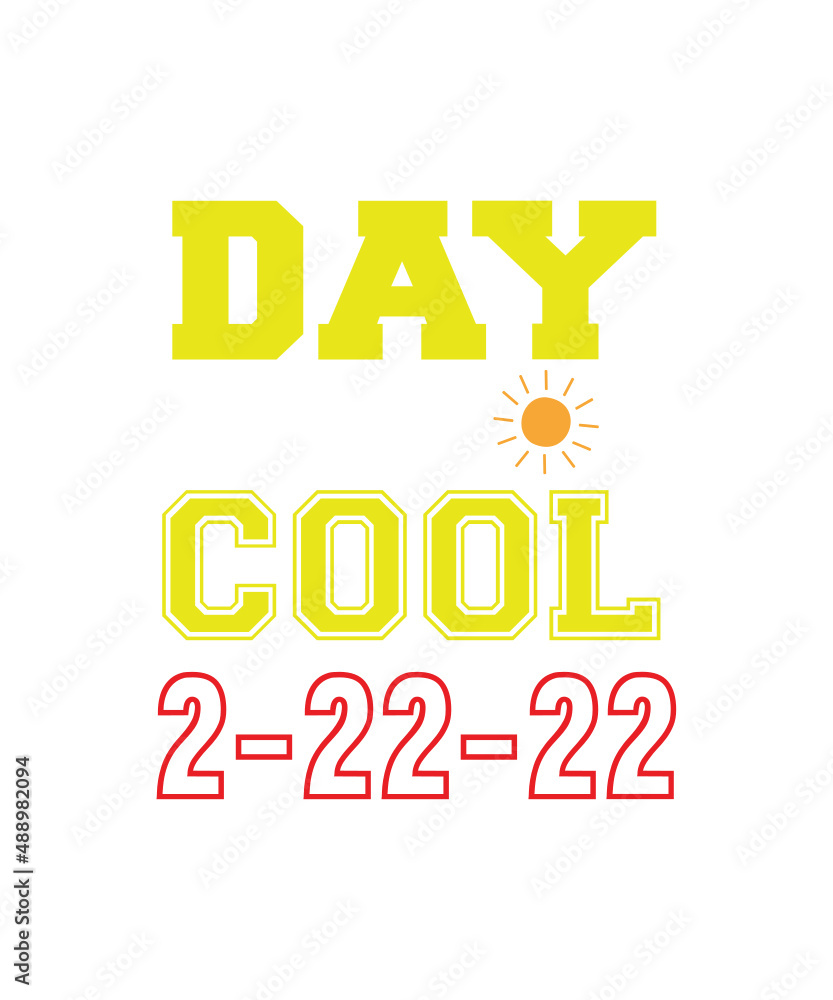 Happy Twos Day Svg, Tuesday February 22nd 2022 Svg, 222 Numbers Svg ...