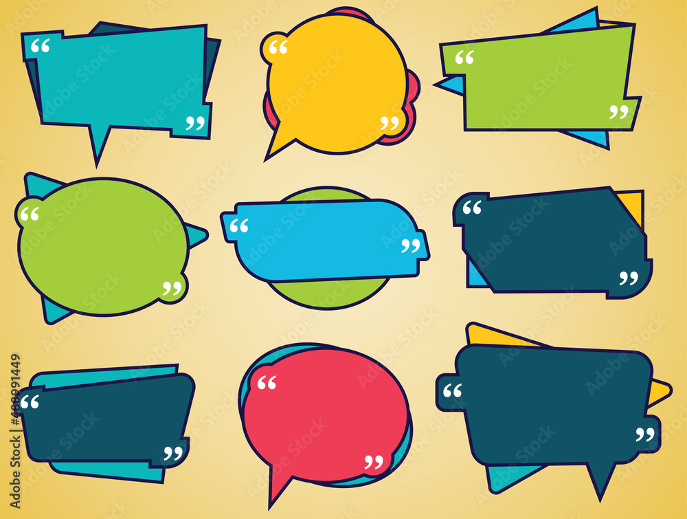 conversation box cartoon vector icon illustration logo mascot hand ...