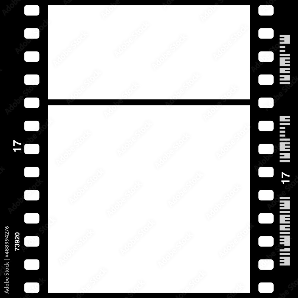 Set of Social stories film frame templates with space for your text or ...