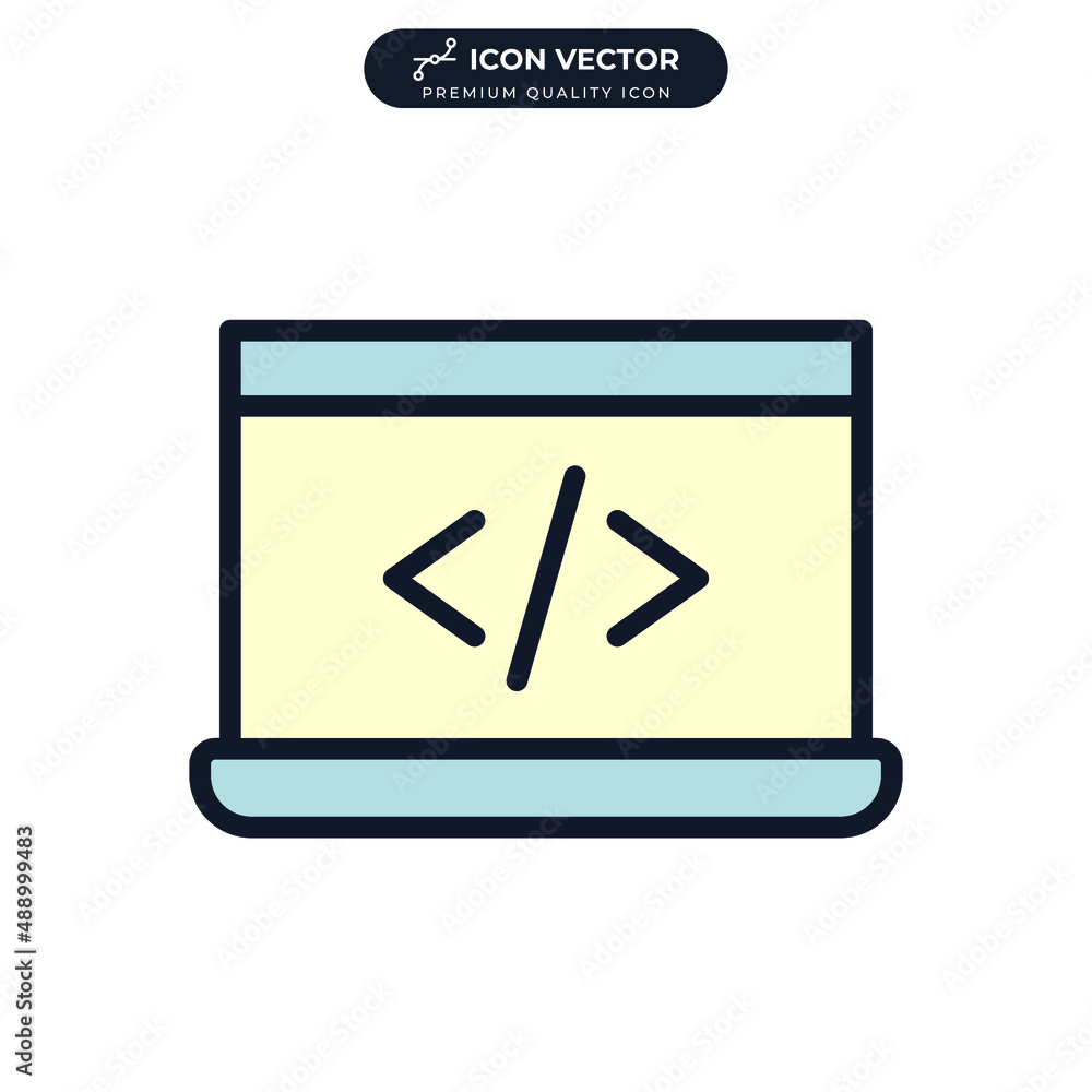 development icon symbol template for graphic and web design collection ...