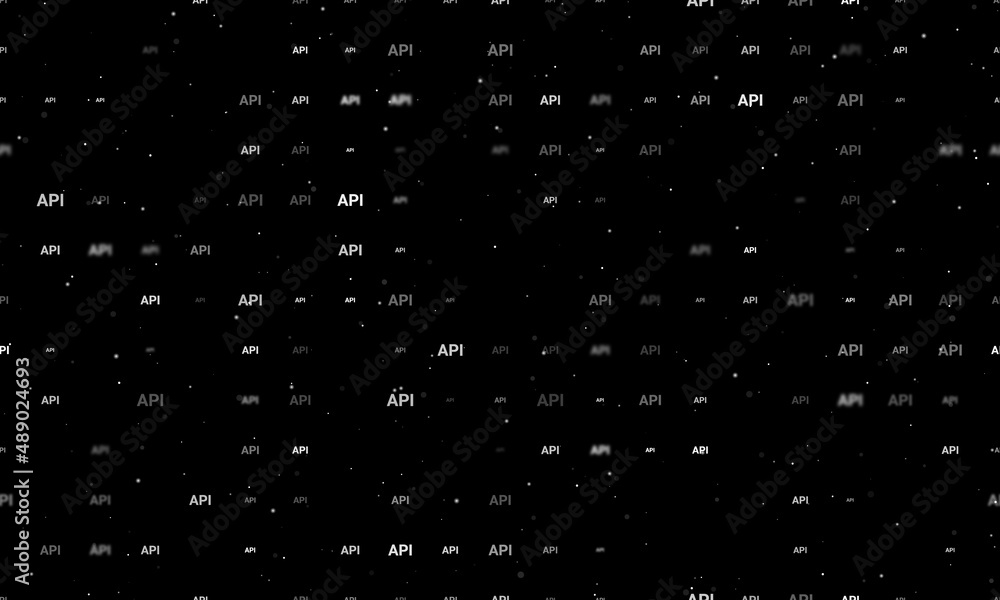 Vecteur Stock Seamless background pattern of evenly spaced white api ...