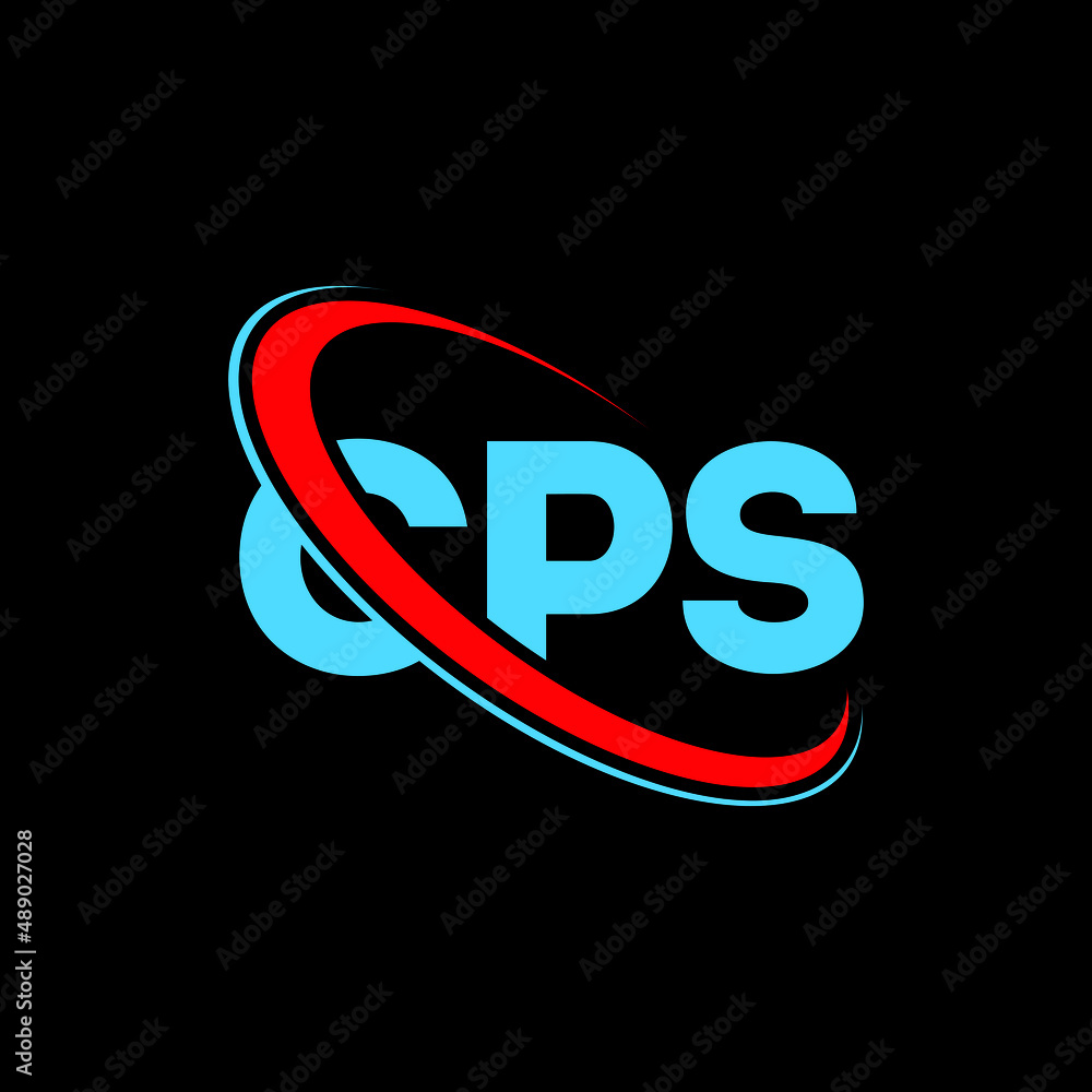 CPS logo. CPS letter. CPS letter logo design. Initials CPS logo linked ...