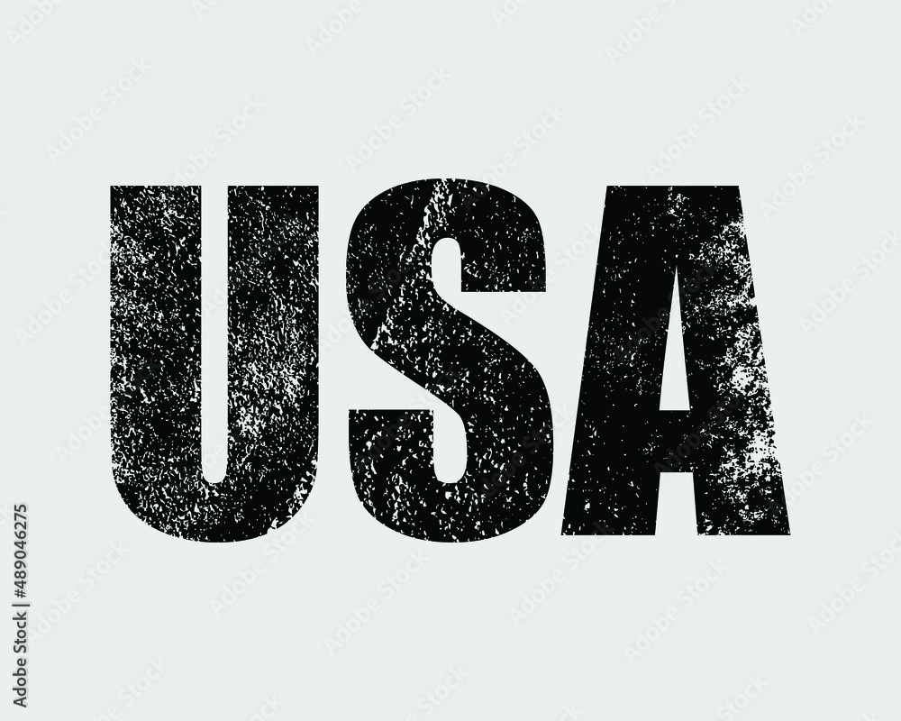 USA Paint Splash Effect Text. United States of America US Word Textured ...