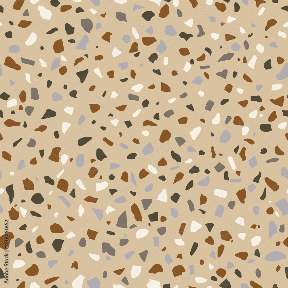 Terrazzo flooring texture. Granito tiles of recycled glass, natural ...