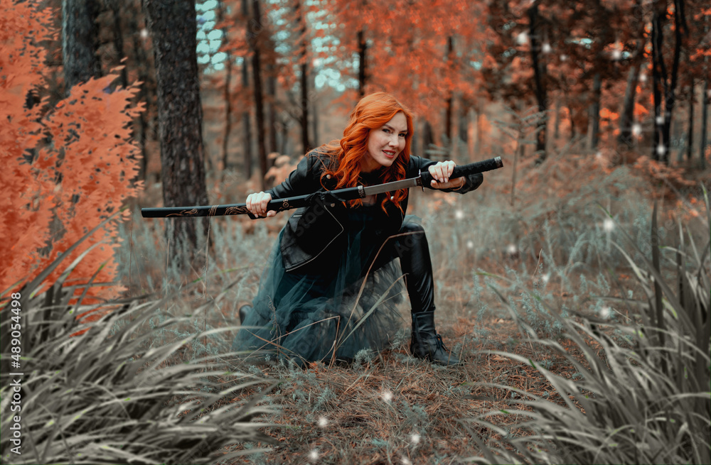 beautiful girl in different places in nature Stock Photo | Adobe Stock
