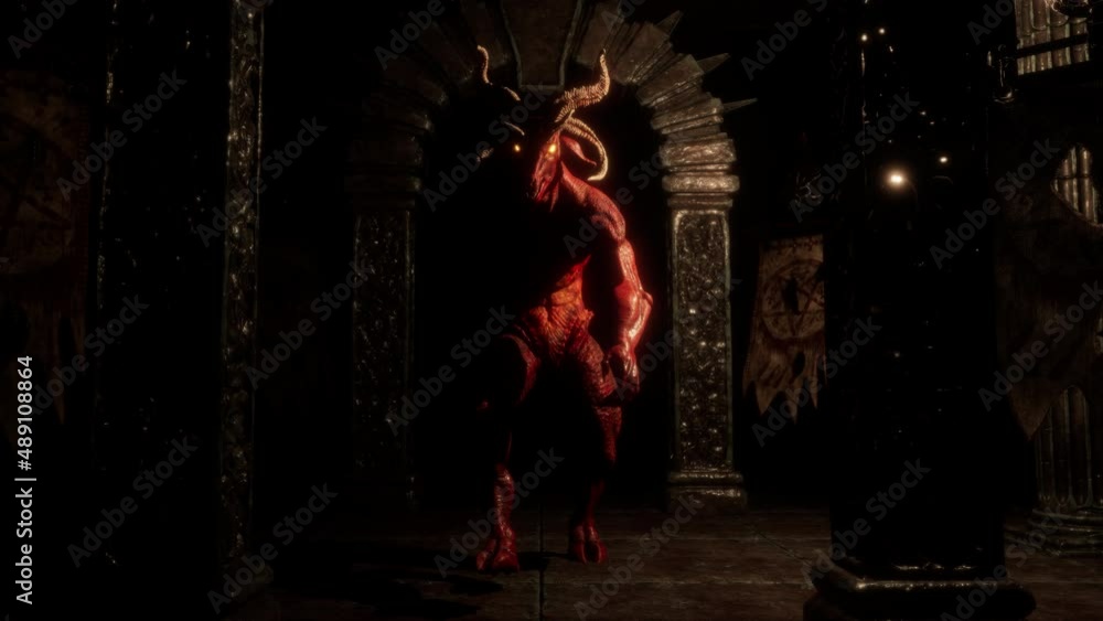 Goat Demon Baphomet VJ Loop – behold to the symbol of hell! Hold your ...