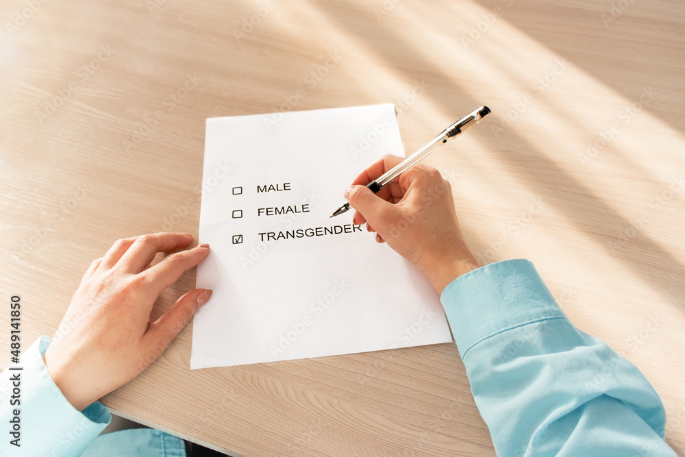 gender selection. transgender rights. the tendency to claim the right ...