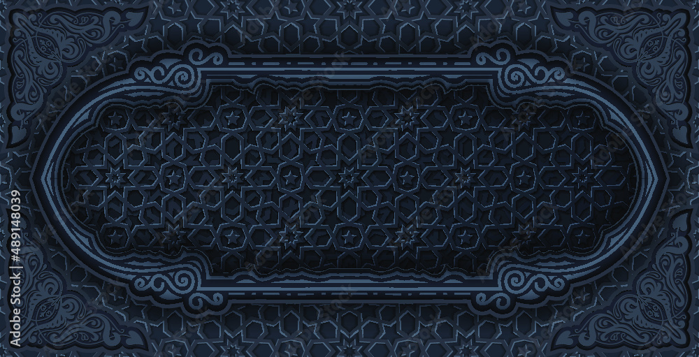 Luxury black background with Arabic calligraphy design for Ramadan ...