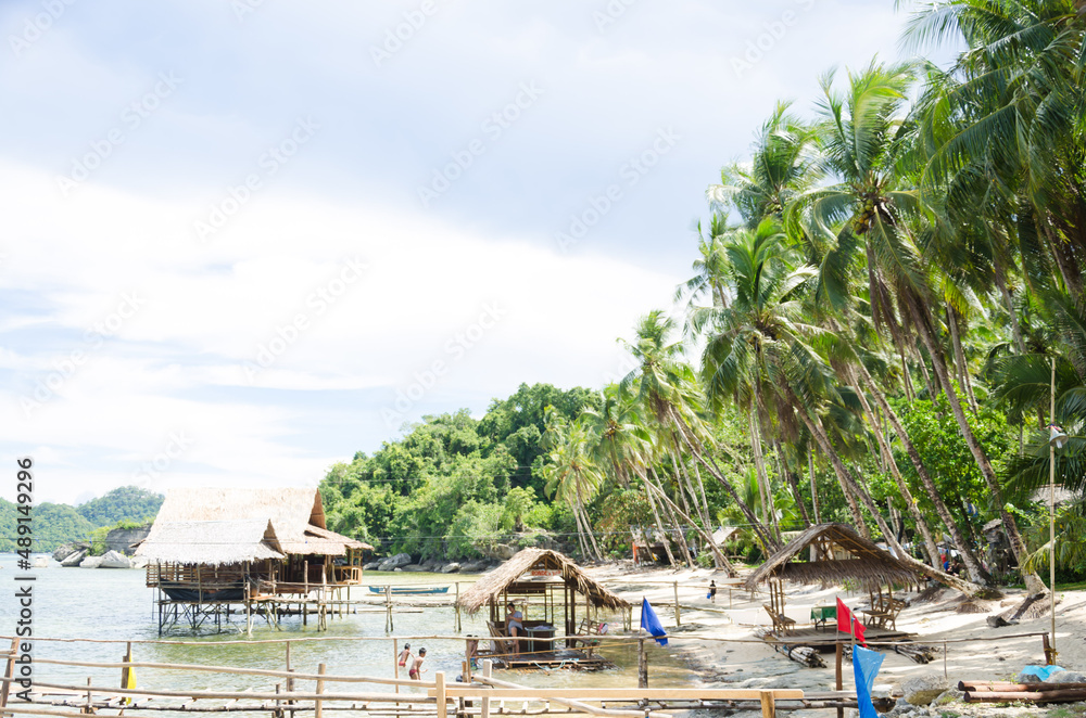View and landscape of Mindanao Region, The Philippines, Lanuza area and ...