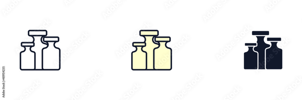 Calibration Weight icon symbol template for graphic and web design ...