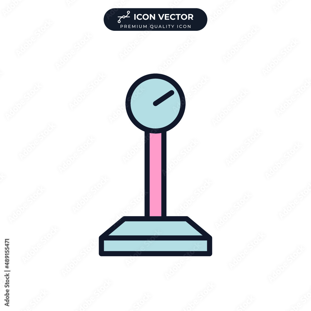 industrial scale icon symbol template for graphic and web design ...