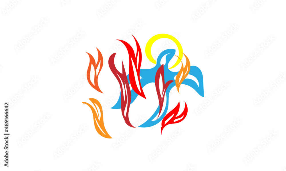 Holy Spirit Vector designs for greetings, cards, banner Stock Vector ...