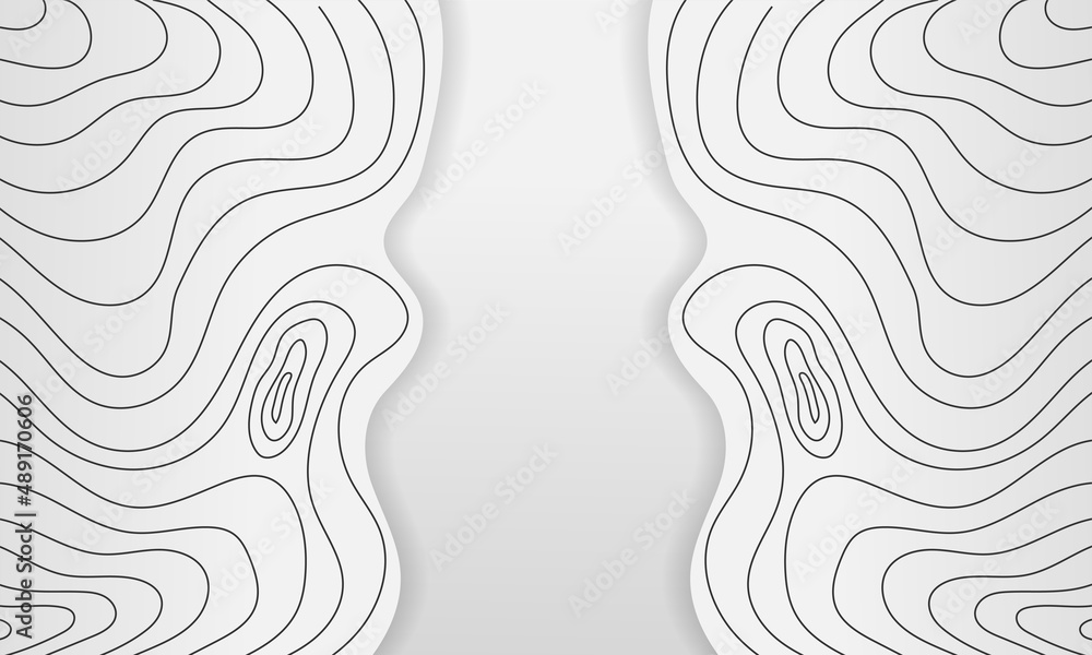Abstract minimal topographic relief map background. Modern topography ...