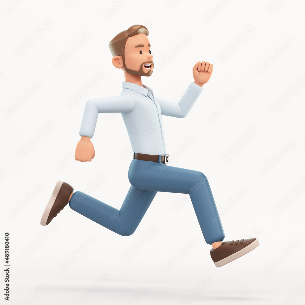 Animated Person Running